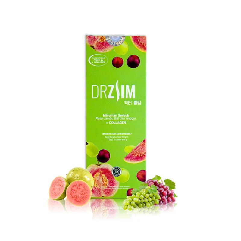 Jual Dr zlim plus kolagen isi 5 sachet / minuman fiber slim diet ...