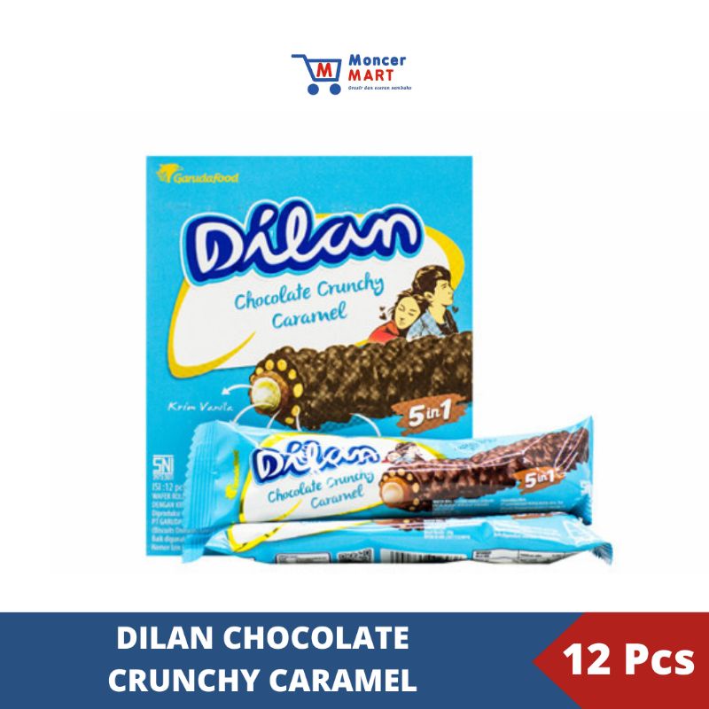 Jual Dilan Chocolate Crunchy Caramel 5in1 Box Isi 12 Pcs x @24 g ...