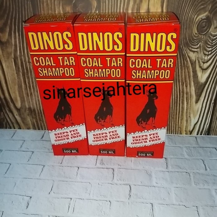 Jual Shampoo Dinos Coal Tar 500 ml Shampoo Anjing | Shopee Indonesia