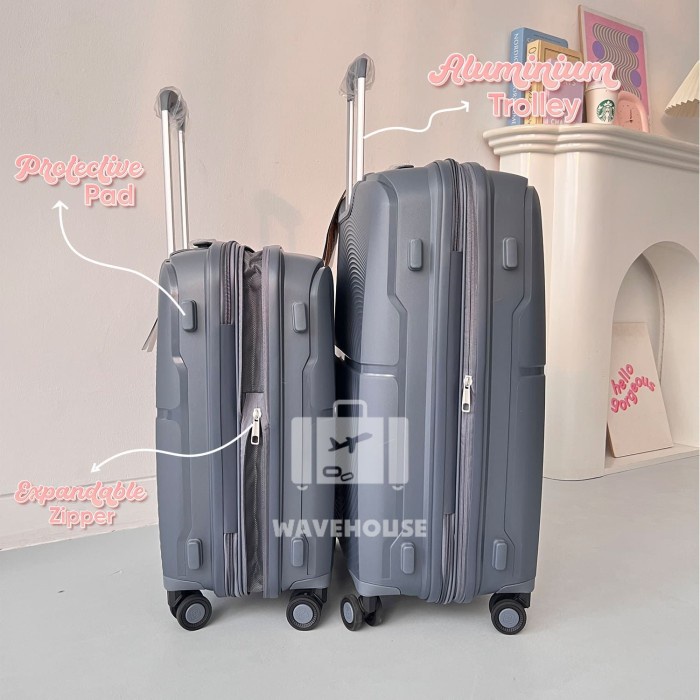 Jual Koper President 1918 20 Inch 24 Inch Tsa Lock Double Zipper ...