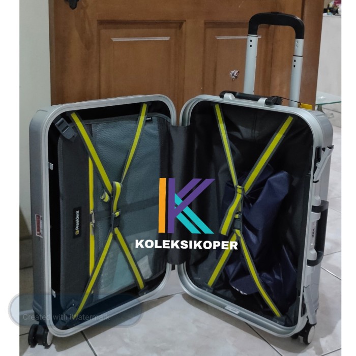 Jual Koper President Zipperless Polycarbonate Tsa Lock Ukuran 24 Inch ...