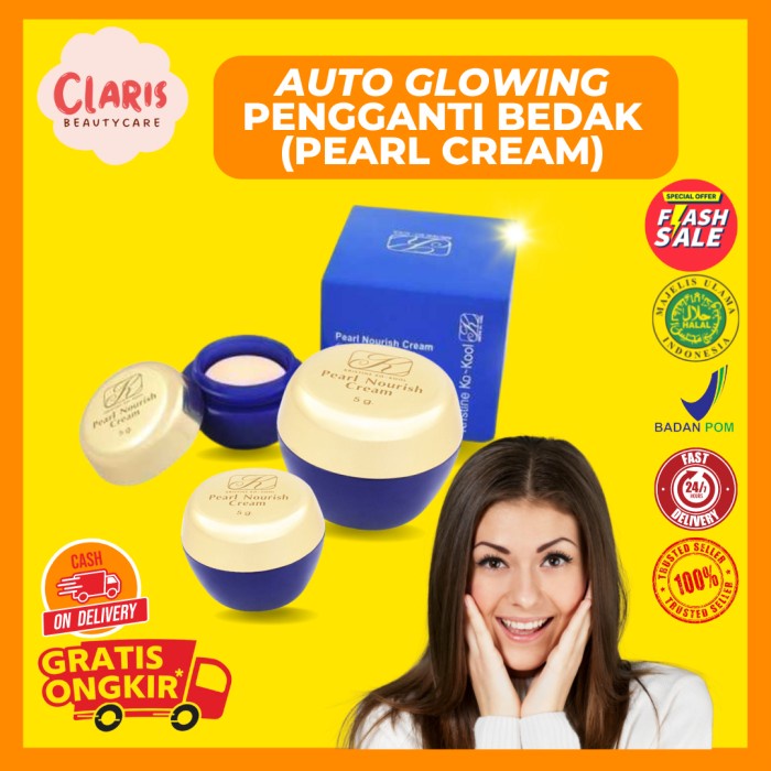 Jual Pearl Cream 5 gram Pengganti Bedak, Alas Bedak SPF 15 Kristine Ko ...