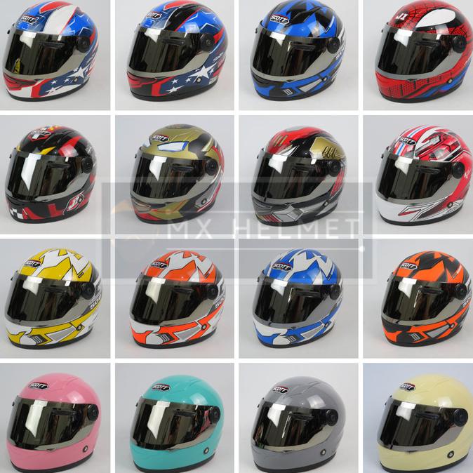 Jual Produk Terlarisss !!! Promo Murah Helm Anak Full Face Scott Anak ...