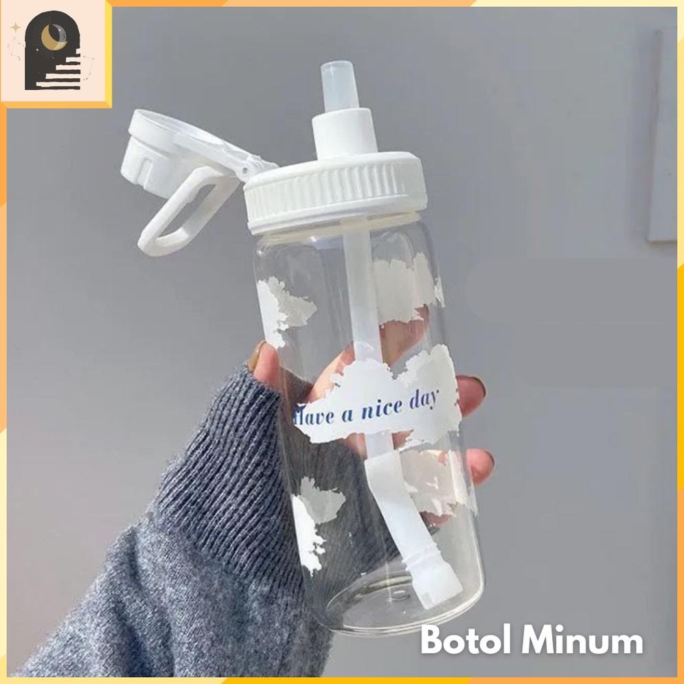 Jual Either.id - Botol Minum Aesthetic Water Bottle Termos Botol Doff ...