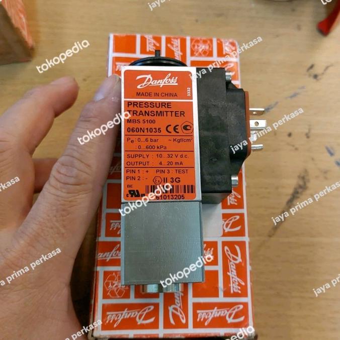 Jual Pressure Transmitter Danfoss Mbs 5100 060N1035 ( 6 Bar ) | Shopee Indonesia