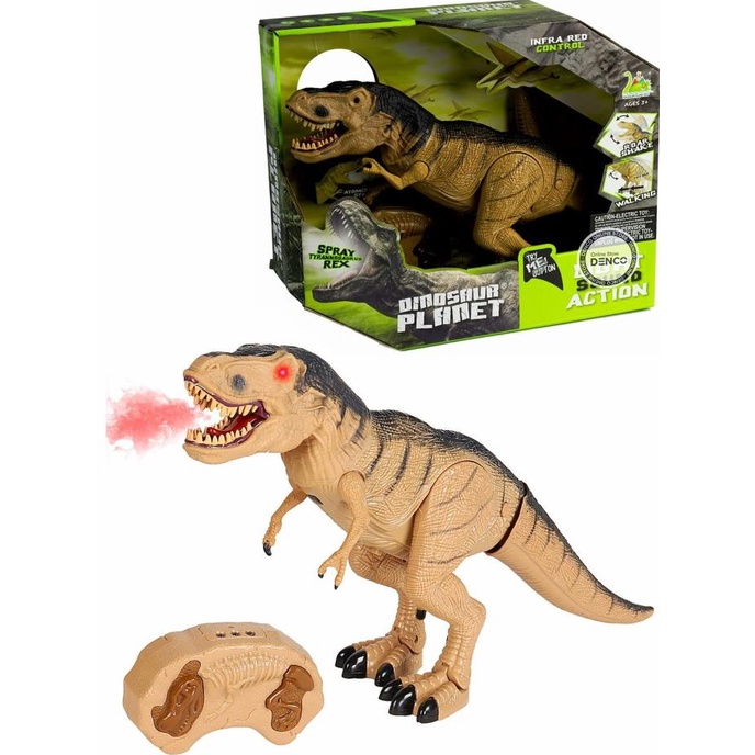 Jual Dinosaur Planet T-Rex Remote Control Mainan Simulasi Robot Hewan ...