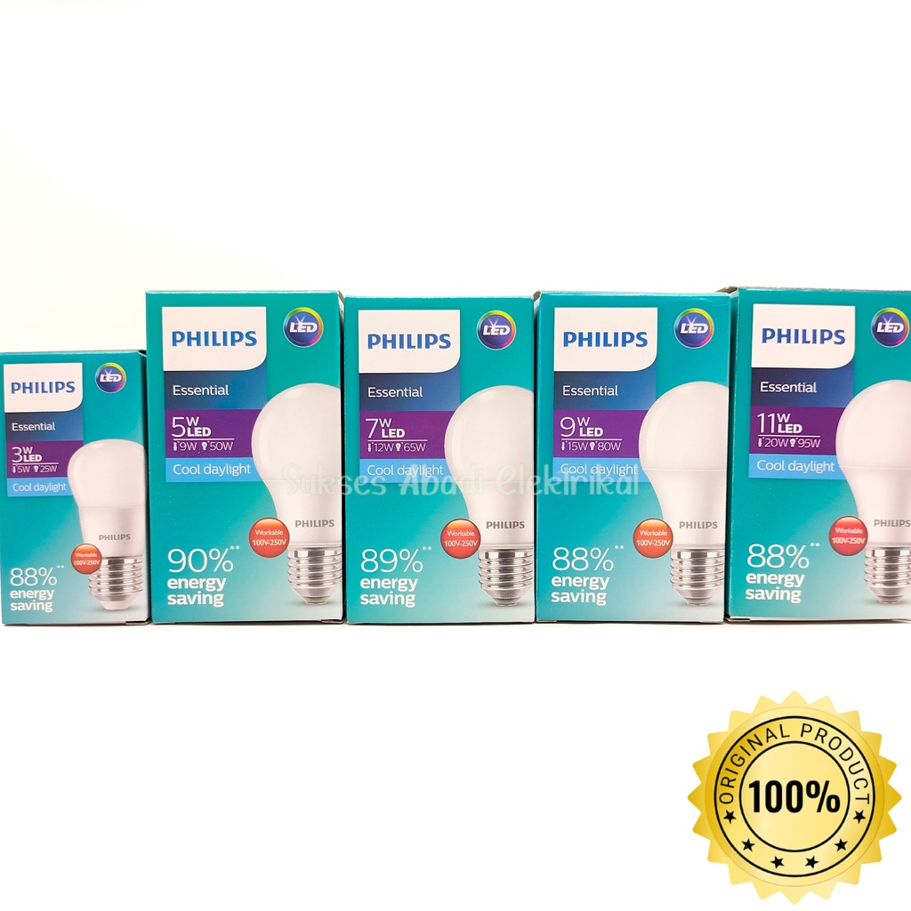 Jual Lampu LED Bulb Essential Philips | Shopee Indonesia