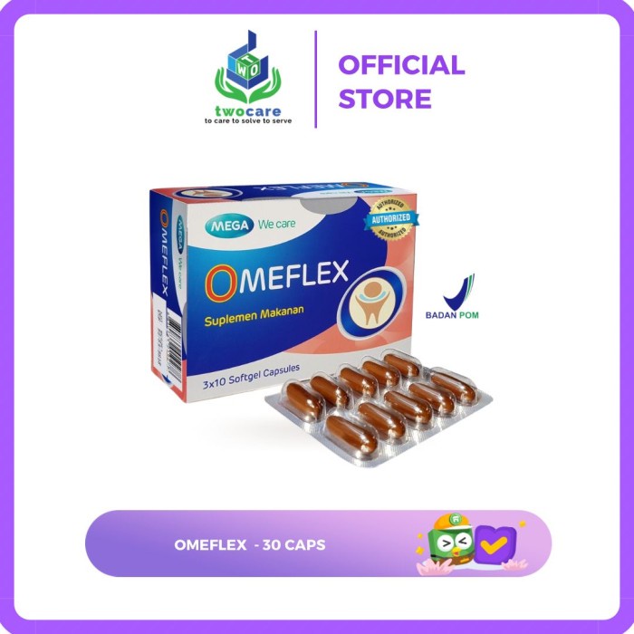 Jual Mega We Care Omeflex 30 Kapsul Suplemen Makanan Kesehatan ...