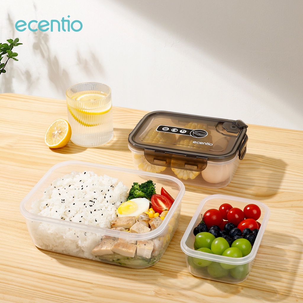 Jual Ecentio Lunch box/ Tempat Makan Kotak Bekal Transparant BENTO BOX ... Jual Ecentio Lunch box/ Tempat Makan Kotak Bekal Transparant BENTO BOX ...