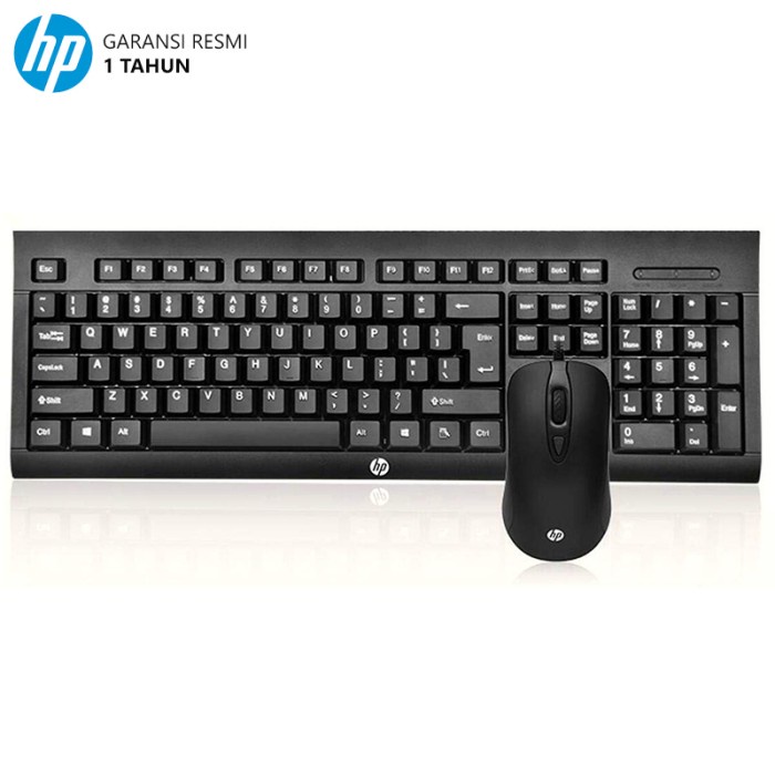 Jual HP KM100 KEYBOARD DAN MOUSE COMBO USB ORIGINAL | Shopee Indonesia