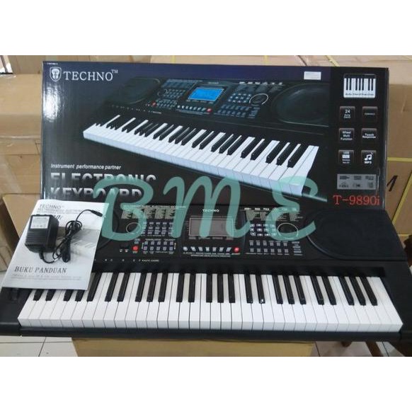 Jual Alat Musik Keyboard Techno T-9890I T9890I (Original) | Shopee ...