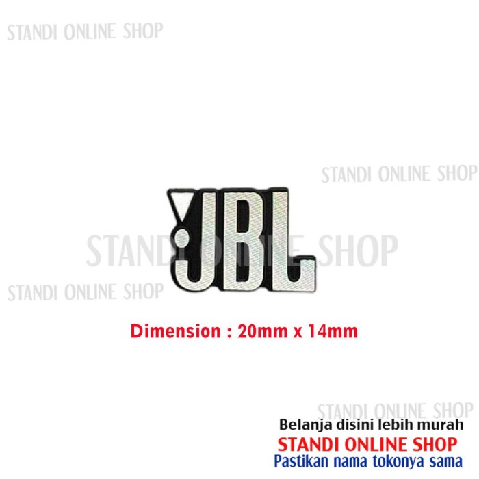 Jual Emblem Aluminium Sticker Decals 3D Logo JBL Audio Speaker | Shopee ...
