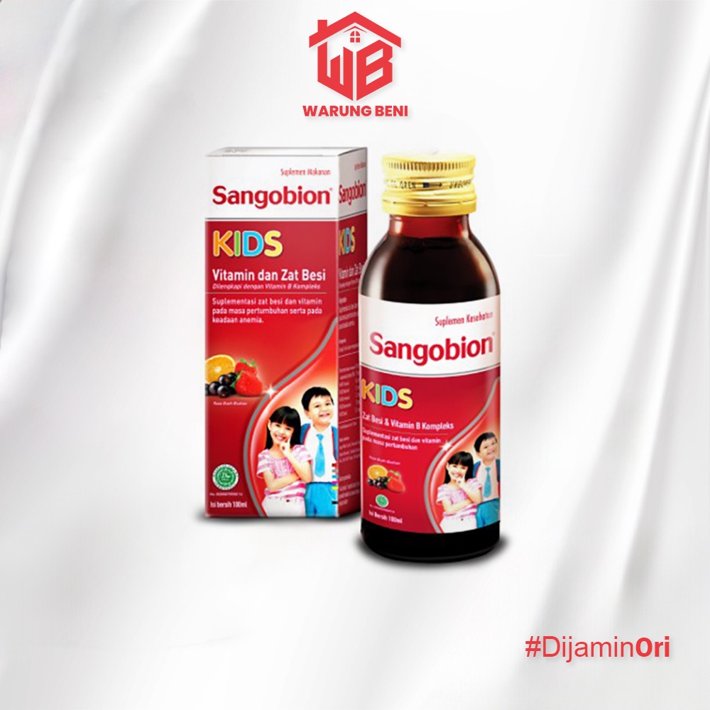 Jual Sangobion Kids 100ml Vitamin Dan Suplemen Zat Besi (READY STOCK ...