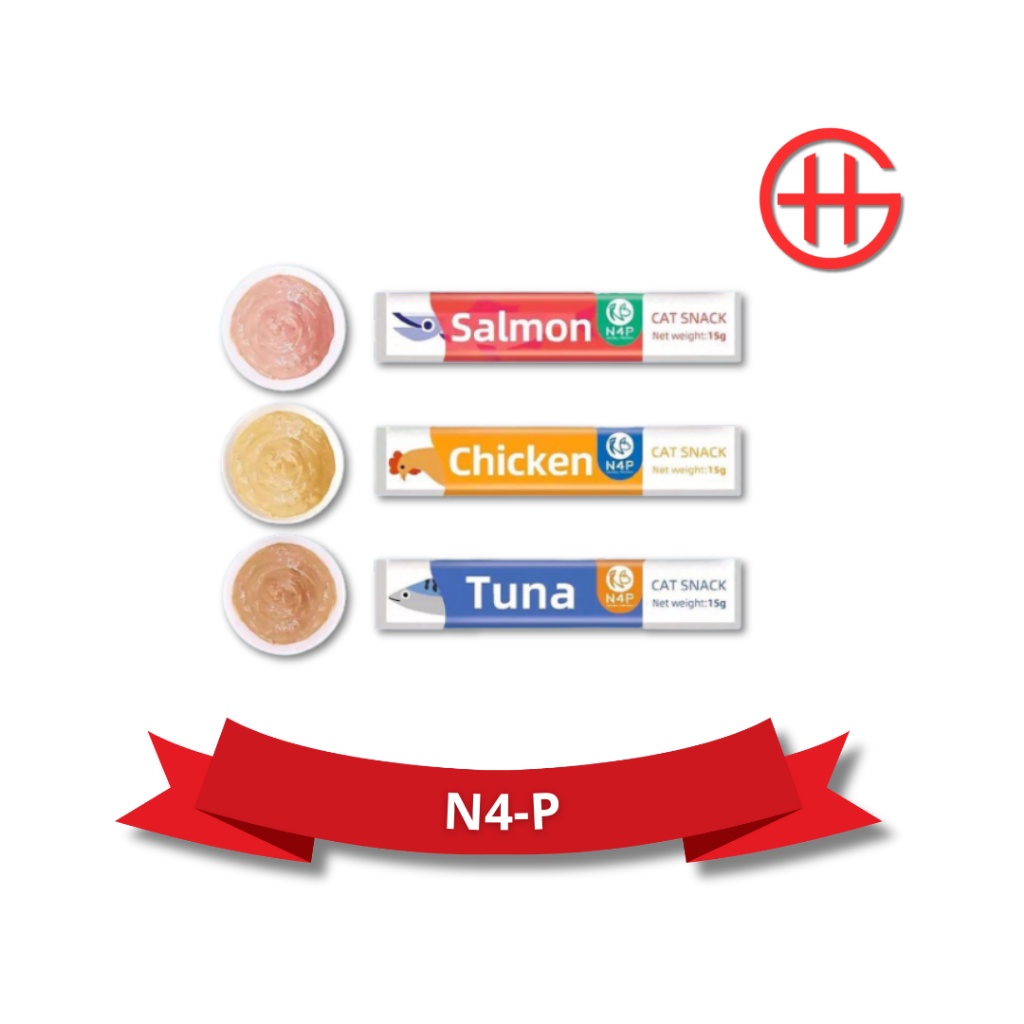 Jual GH Makanan Snack Kucing Murah N4P CREAMY TREATS | Cemilan Basah ...