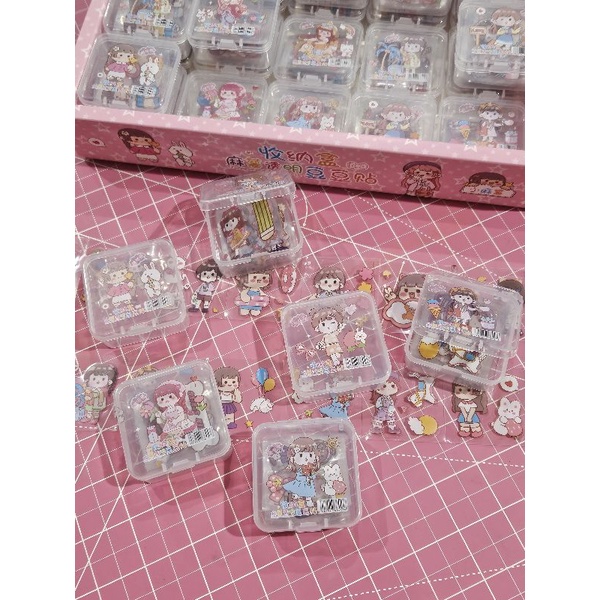 Jual Lovely- Sticker box mika masu isi 12 pcs | Shopee Indonesia