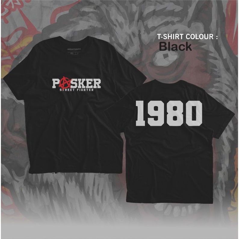 Jual Kaos Ikspi Kera Sakti 1980 Pasker Street fighter Desain Simpel Dan ...