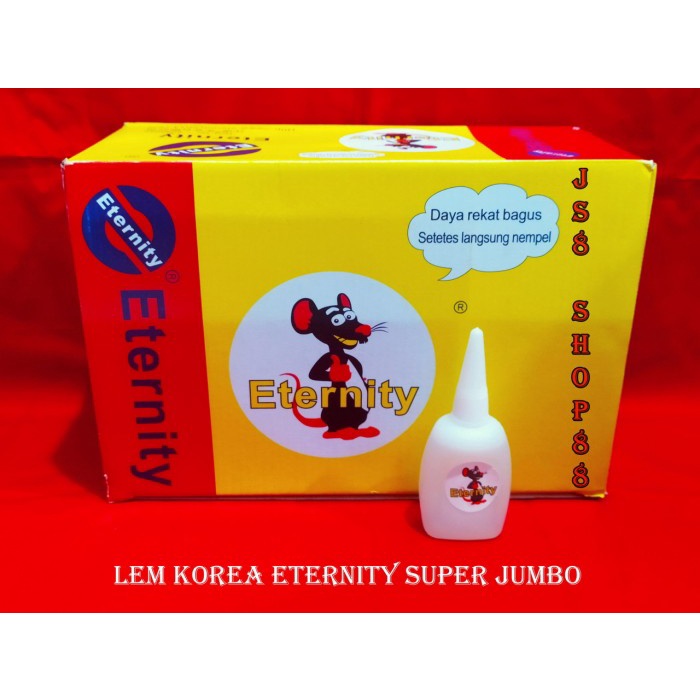 Jual Terbatas (Per Box) Lem Korea Eternity Super Jumbo / Lem Setan ...