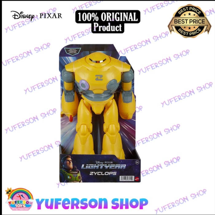 Jual [Original] Disney Pixar Lightyear Battle Equipped Zyclops Robot ...
