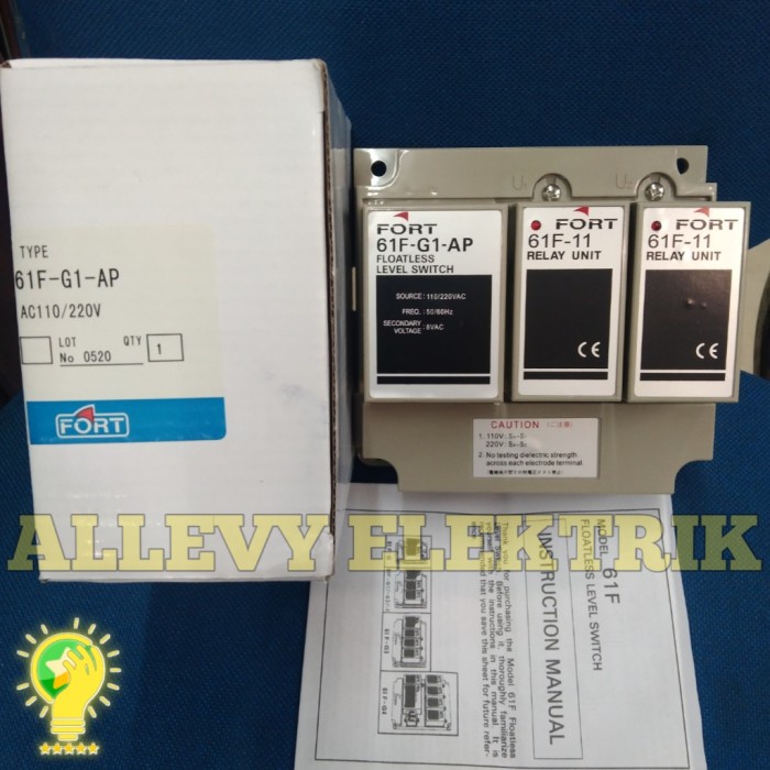 Jual [Original] Floatless Level Switch Wlc 61F-G1-Ap Fort Bisa Sameday ...
