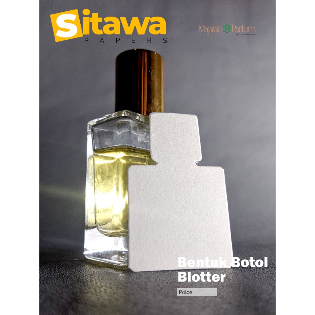 Jual Kertas Parfum Tester Promosi Wangi Bentuk Botol Polos Tanpa ...