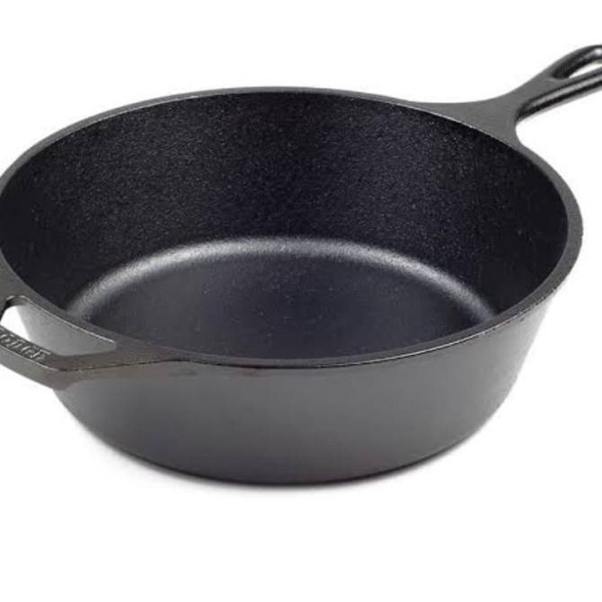 Jual Lodge Cast Iron Deep Skillet 26Cm L8Dsk3 Wajan Besi Cor Pan Kuat ...