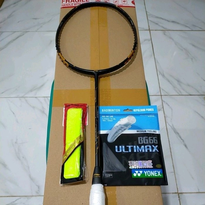 Jual Baru!! RAKET BADMINTON LINING TECTONIC 7 COMBAT 32 LBS | Shopee ...