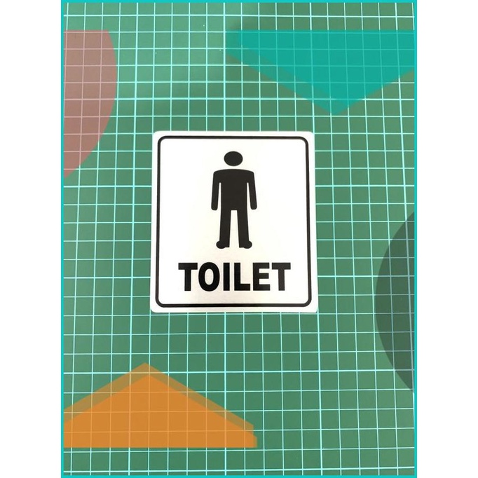 Jual STIKER RAMBU PERINGATAN TOILET PRIA 20JVLZ3 perkakas perkakas ...