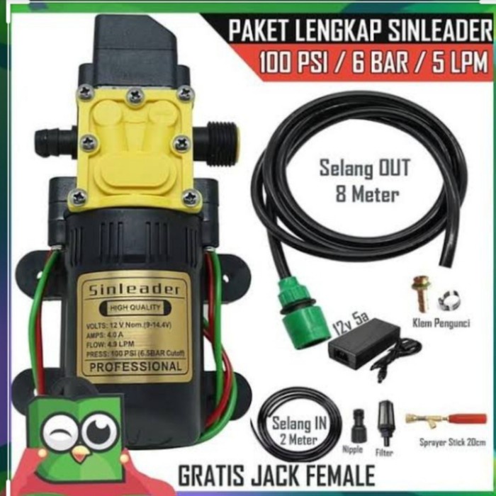 Jual Original Pompa Cuci Motor Sinleader Paket Cuci Ac Lengkap Terbaru ...