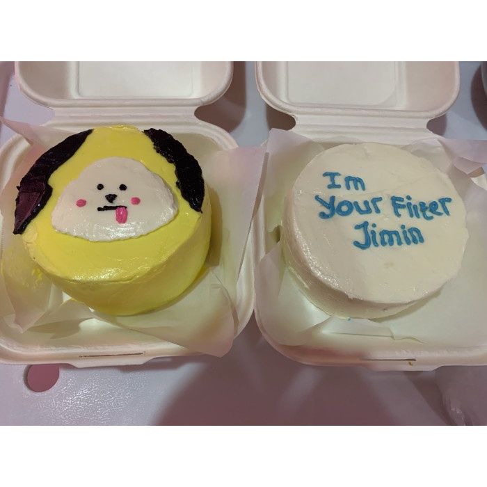 Jual Bt21 Korean Lunch Box Cake Bts Bt21 Free Photocard Bts | Shopee ...