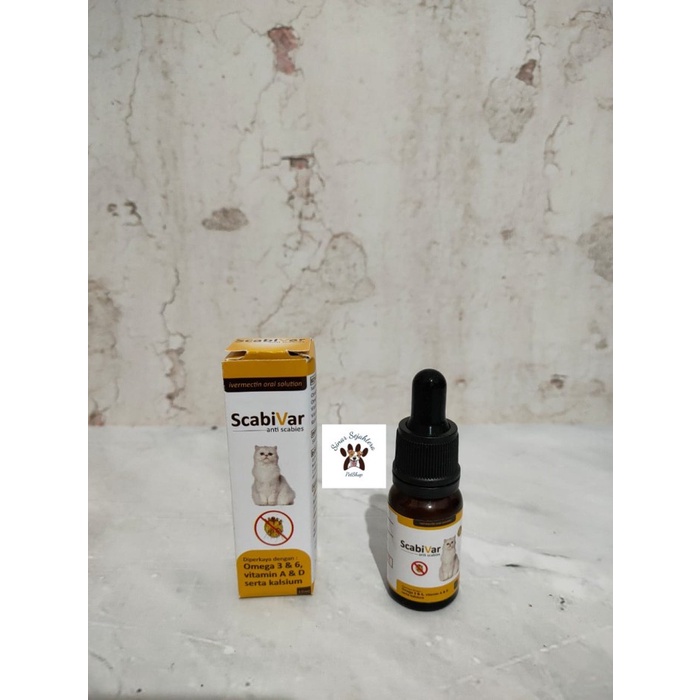 Jual Obat Scabies Skabies Kudis Budukan Kebotakan Kucing Scabivar ...