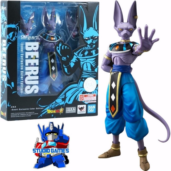 Jual New Shf Dragon Ball Super - Beerus - Bandai Event Exclusive Color ...