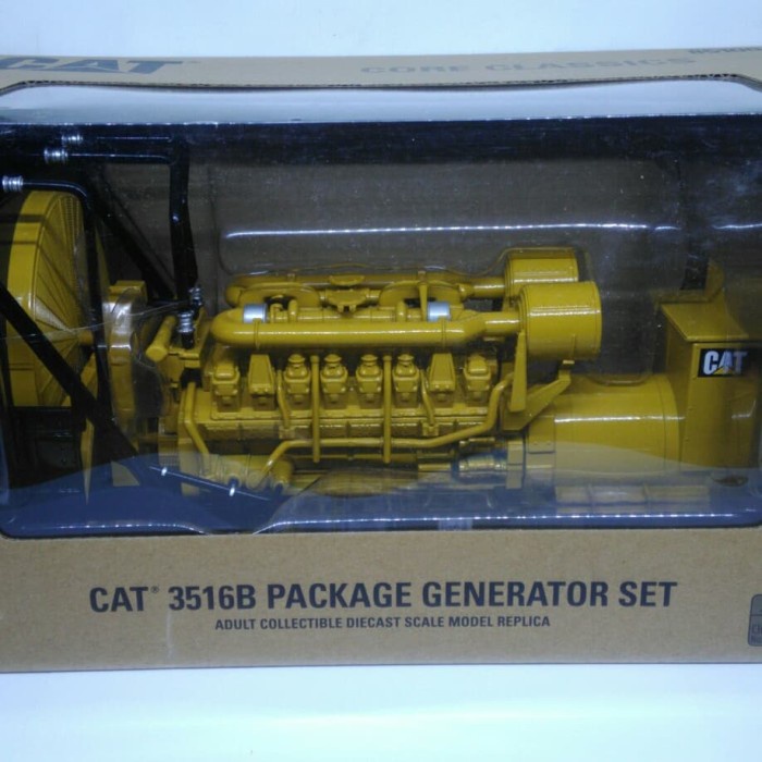 Jual New Diecast Miniatur Genset Cat 3516 Generator Set Replika Mesin ...