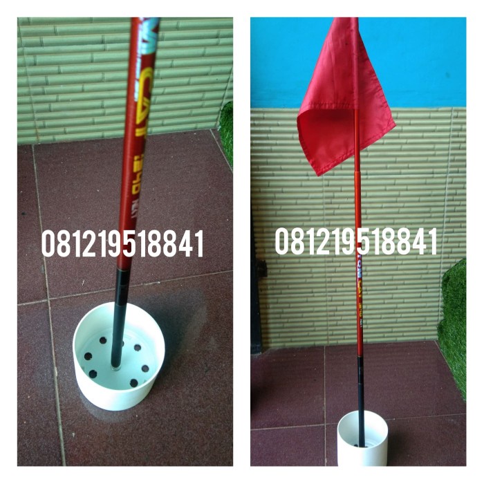Jual Ori Tiang Bendera Golf Lapangan Hole Limited | Shopee Indonesia