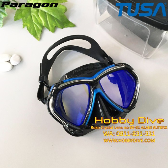 Jual New Ori Tusa Paragon Diving Mask M2001Sqb-Fba - Alat Diiving ...