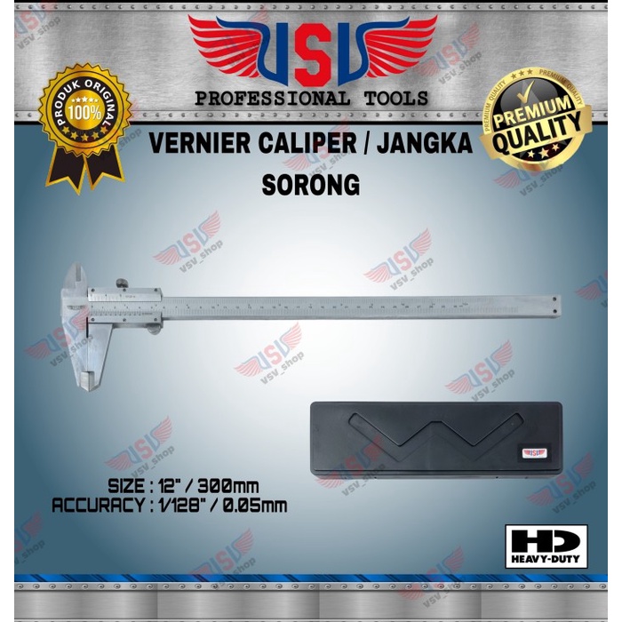 Jual Jual!! VSV Sigmat 12" Jangka Sorong 12 inchi Vernier Caliper Sketmat 300mm | Shopee Indonesia