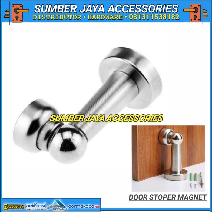 Jual PENAHAN PINTU MAGNET KUAT/ DOOR STOPER MAGNET STAINLESS STEEL SUS ...