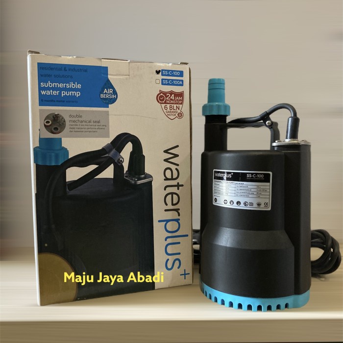 Jual [Original] Pompa Celup Air Waterplus Ss-C 100 Submersible Pump ...