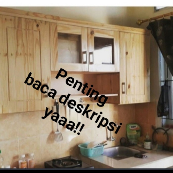 Jual [New Ori] Kitchen Set/Lemari Dapur Minimalis Full Kayu Jati ...