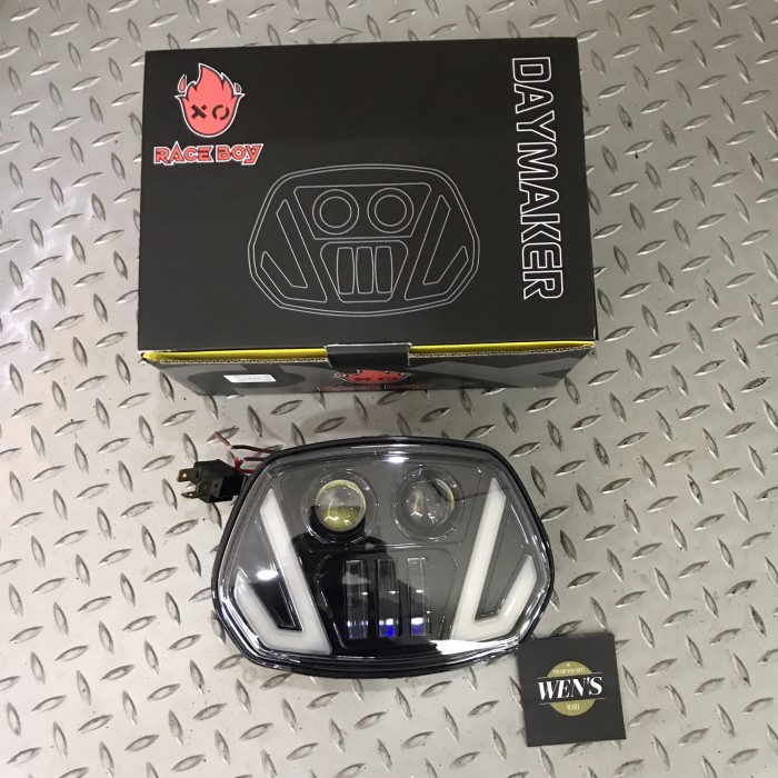 Jual [Baru] Headlamp Led Daymaker Race Boy Model Hd Corse Vespa Sprint ...