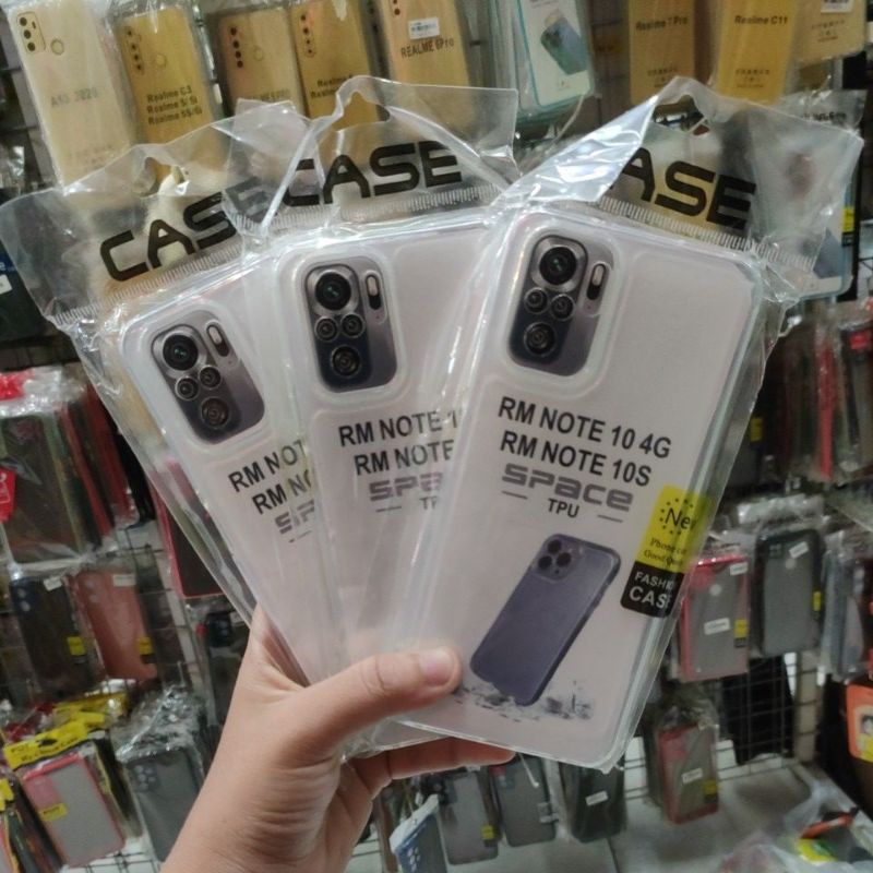 Jual Cace Cassing REDMI NOTE 10 4G / NOTE 10S Casing Bening Transparan ...