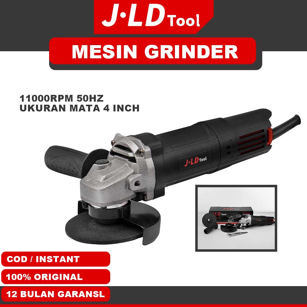 Jual Mesin Gerinda Listrik J8100 Angle Grinder J8100 by JLD Tools 680w 230v | Shopee Indonesia