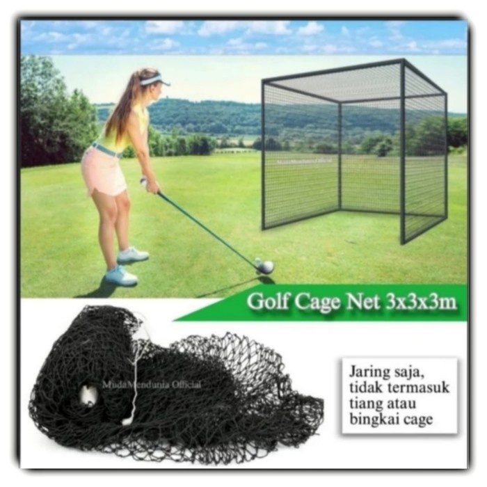 Jual jaring golf net driving 3 x 3 x 3 x 3 tebal D 30 ply | Shopee ...