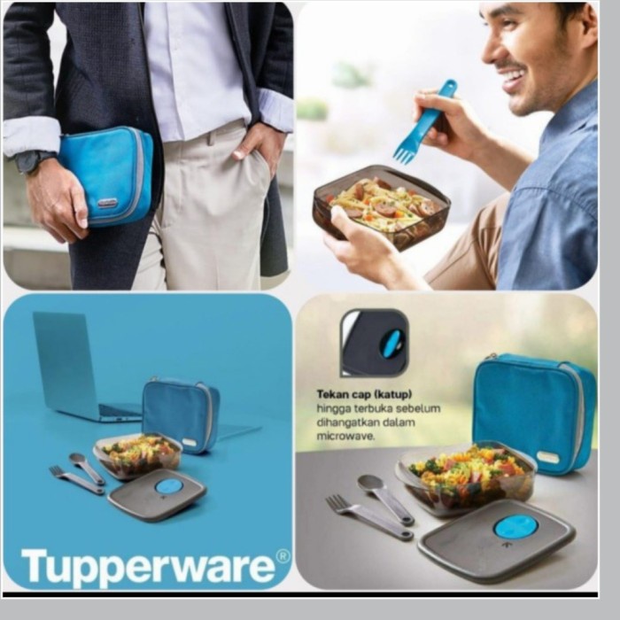 Jual Promo Set Bekal Makan Tupperware //Lunch Box Set//X-Treme Meal Box ...