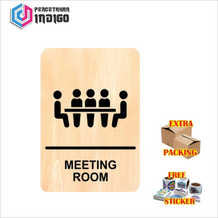 Jual Promo sign board papan signage kotak meeting room type b Elegan ...