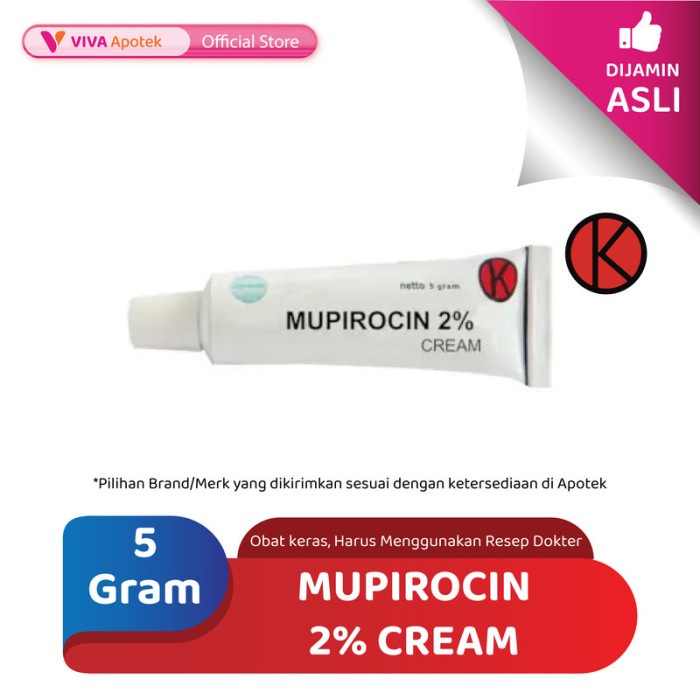 Jual Mupirocin 2% Cream / Impetigo / Infeksi Kulit / Folikulitis (5 ...