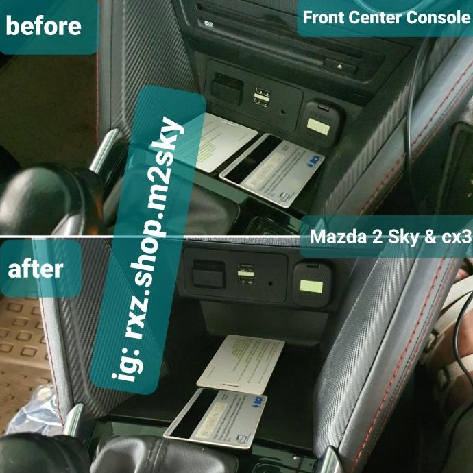 Jual Front Center Console Upgrade Mazda 2 Skyactive CX3 | Shopee Indonesia