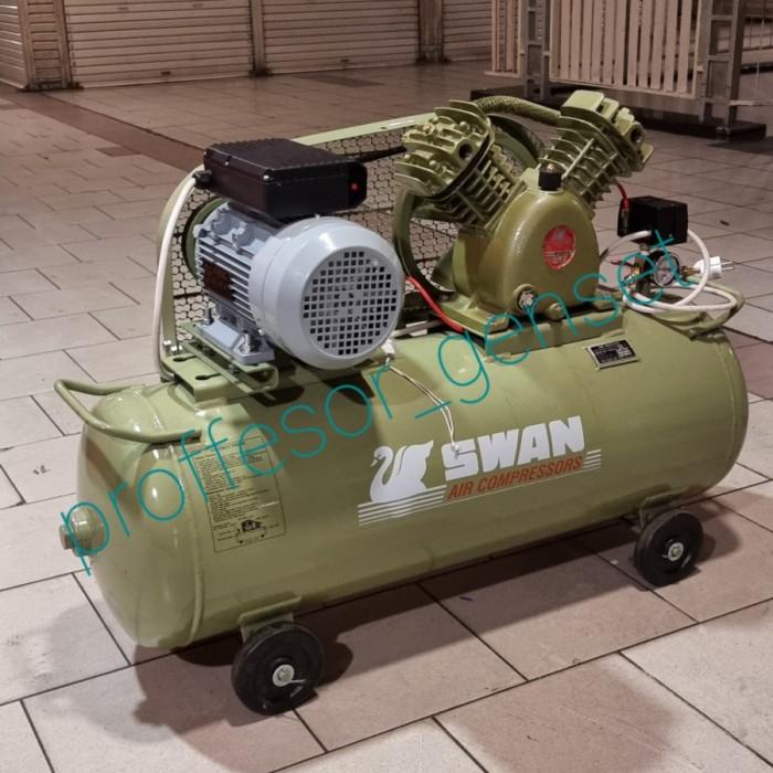 Jual Kompresor Angin Swan 1 Hp ( Pk ) Komplit Motor 1Hp Svu 201 ...