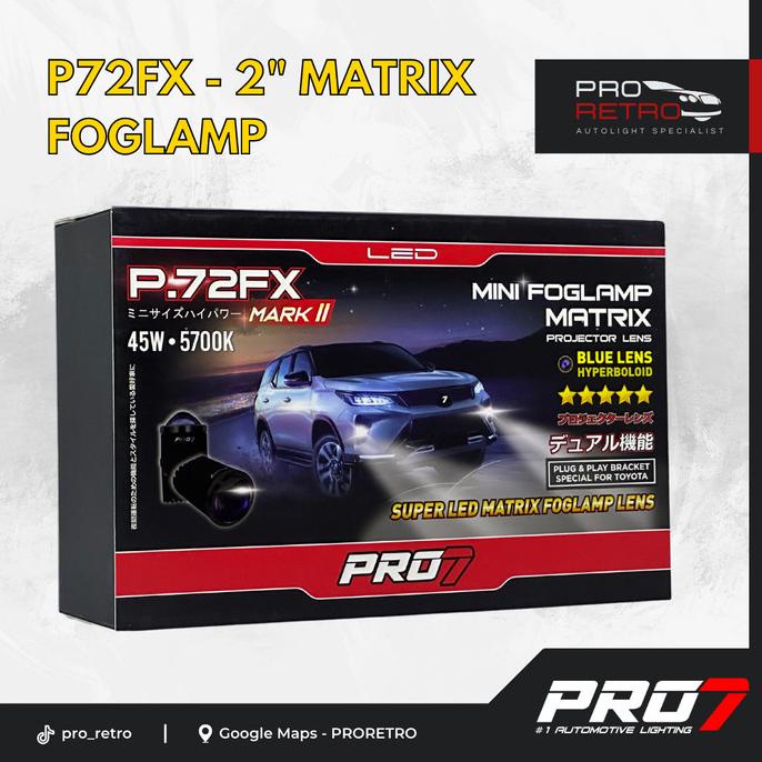 Jual Biled Foglamp PRO7 P72FX Matrix Toyota Venturer Fortuner GR 2022 ...