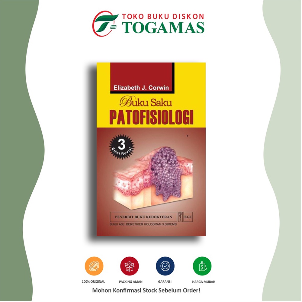 Jual Buku Saku Patofisiologi Ed. 3 - ELIZABETH J. CORWIN | Shopee Indonesia