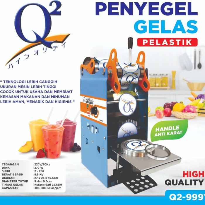 Jual Promo Cup Sealer Mesin Press Gelas Plastik Sealing Machine Q2 8881 ...